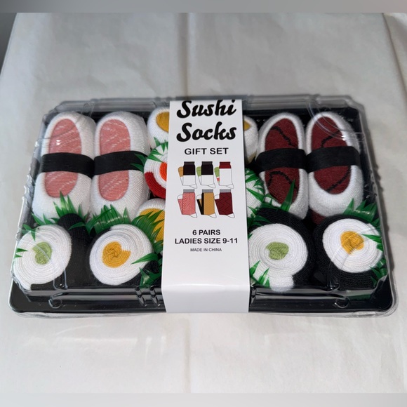 Accessories | New Sushi Socks Gift Set 6 Pairs | Poshmark